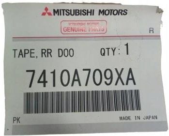 Mitsubishi Naklejka Drzwi Lh 7410A709Xa - Opinie i ceny na Ceneo.pl