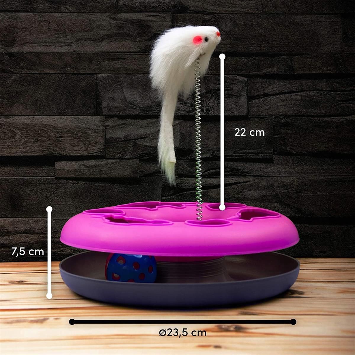 Phu Sigma Benji & Max Zabawka Dla Kota Z Myszką I Piłką Różowa - Ceny i ...