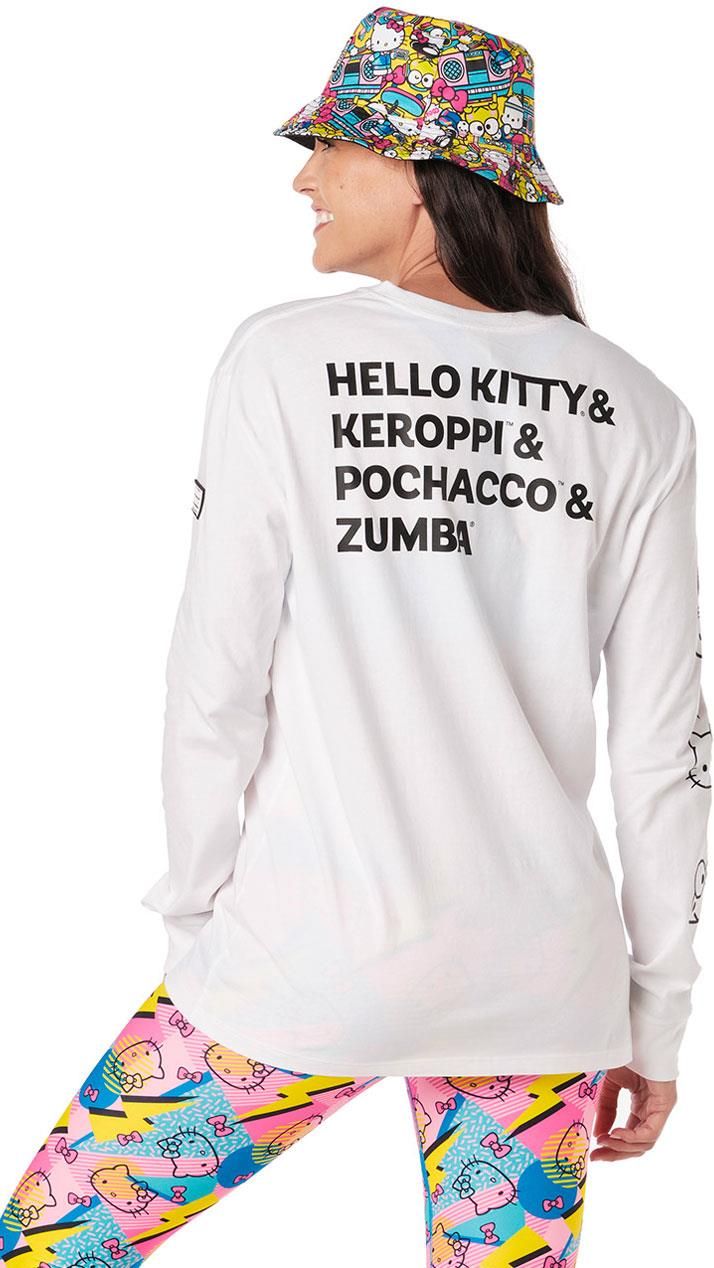 Zumba Wear Koszulka Biała Z Długim Rękawem Zumba X Hello Kitty - Ceny i ...