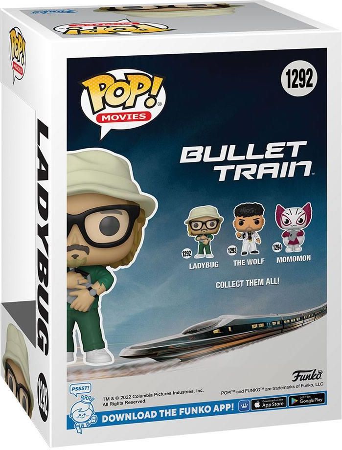 Funko Bullet Train POP! Movies Vinyl Figures Ladybug 9 cm nr. 1292 ...