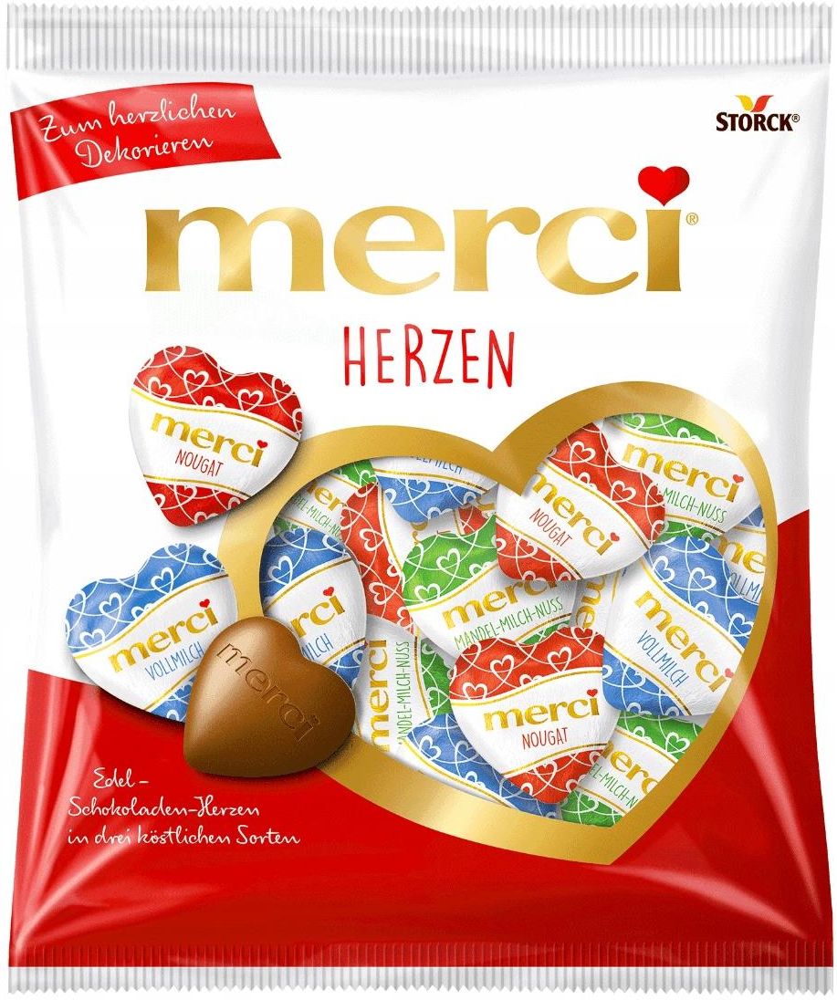 Merci Storck Herzen Czekoladowe Serca 175G - Ceny i opinie - Ceneo.pl