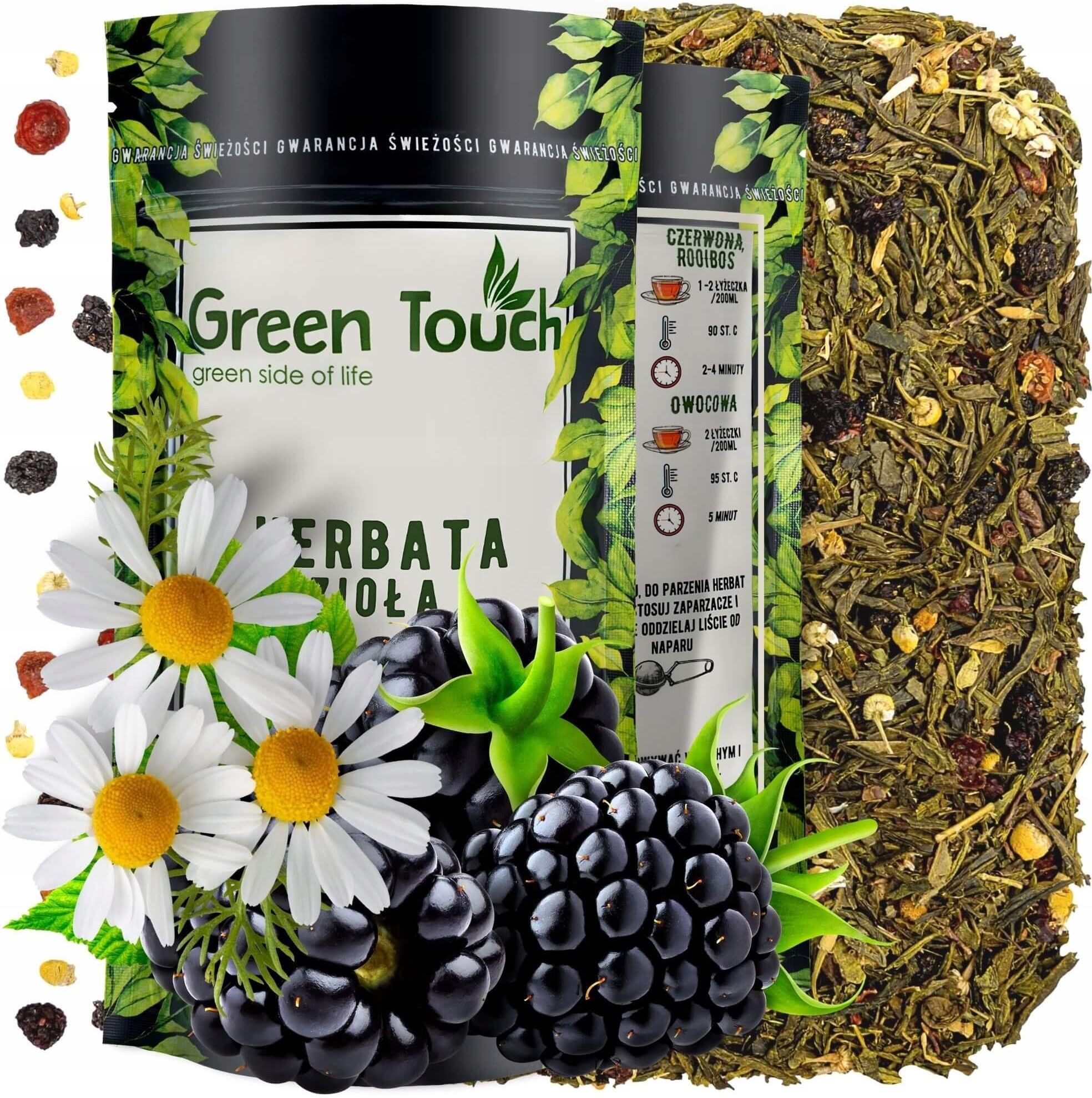 Herbata Green Touch Happiness Tea 50G - Ceny i opinie - Ceneo.pl
