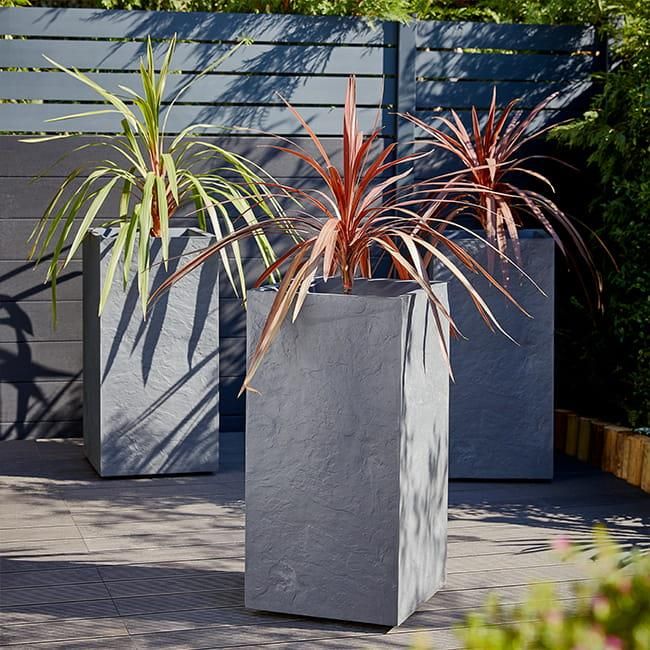 Donica Verve Durdica Kwadratowa Wysoka 40cm Szara - Ceny i opinie ...