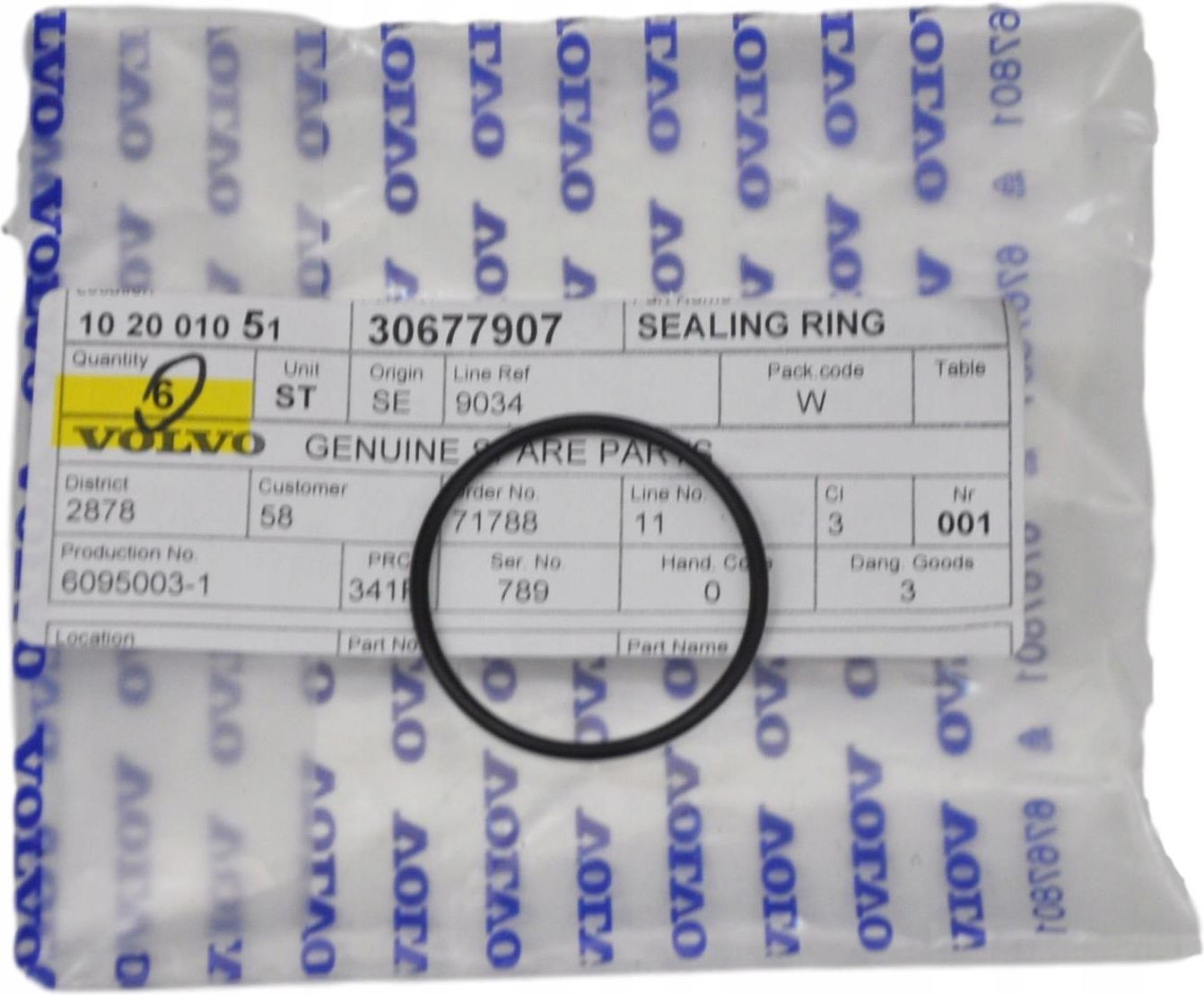 Volvo Xc60 Xc70 Xc90 Oring Pokrywy Zaworow 3,0 3,2 30677907 - Opinie i ...