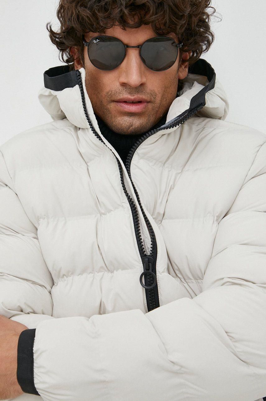 Geox kurtka męska kolor beżowy zimowa - Ceny i opinie - Ceneo.pl