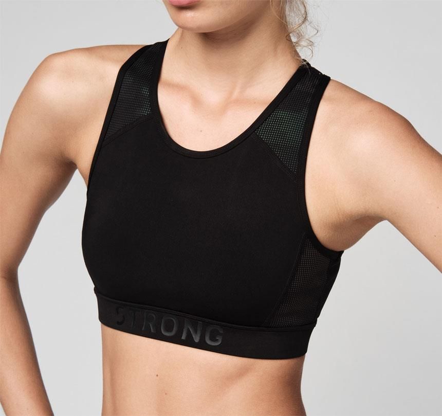 Strong Id Top Damski Sportowy Czarny Z Odblaskiem - Ceny i opinie ...