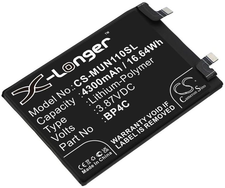 Bateria Cameron Sino Xiaomi Redmi Note 11T Pro+ / Bp4C 4300Mah 16.64Wh ...