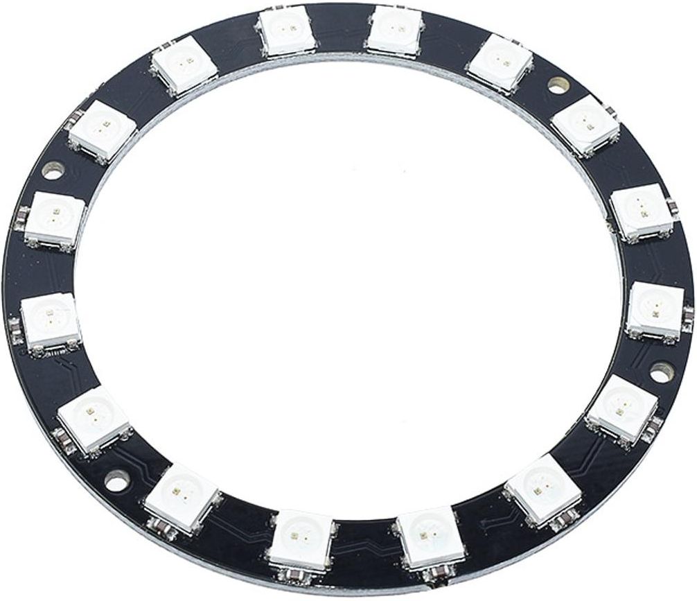Pierścień 16 Diod LED WS2812B 5050 RGB - Opinie i ceny na Ceneo.pl