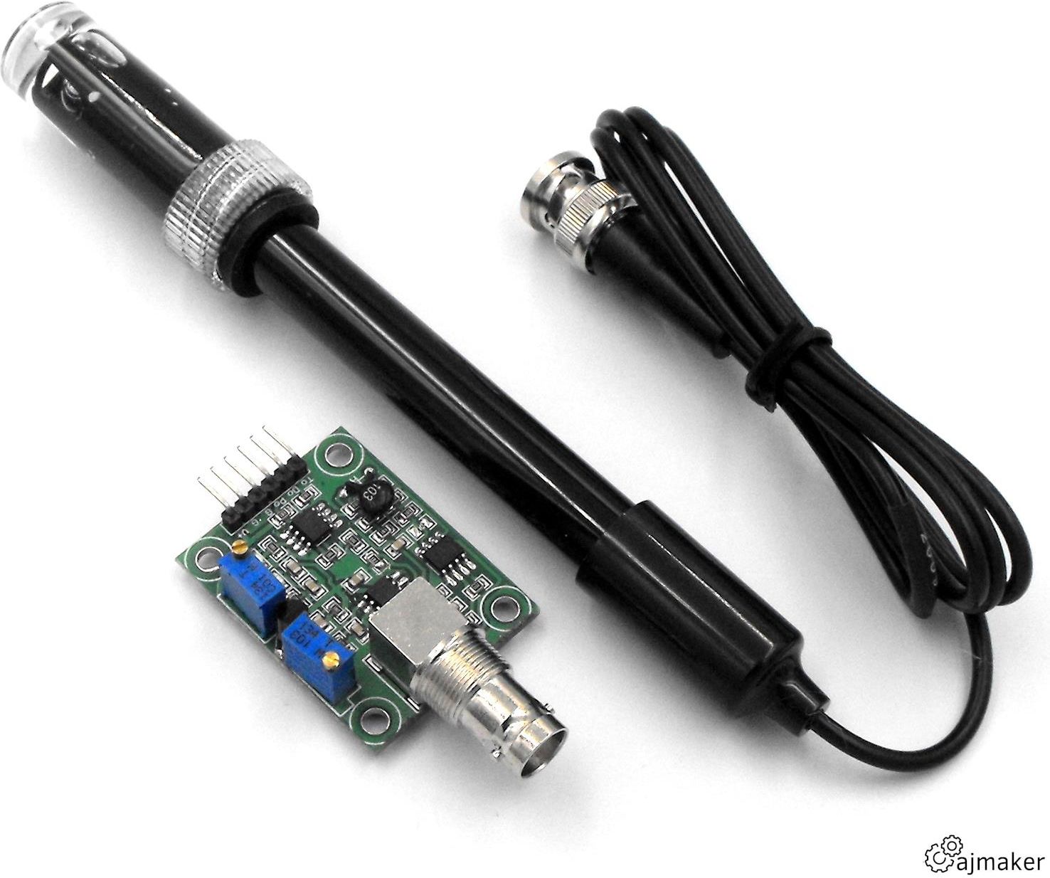Ajmaker Moduł Sonda Czujnik Miernik Ph Analogowy Arduino (Z000709 ...