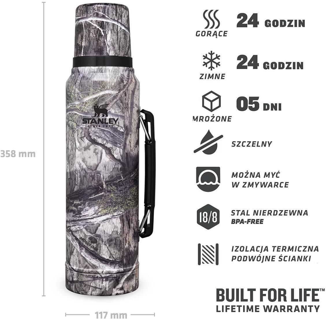 Stanley Termos 1l Legendary Classic Dna Mossy Oak - Ceny i opinie ...
