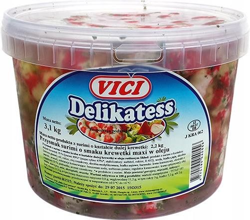 Vici Surimi O Smaku Krewetki W Oleju 22kg - Ceny i opinie - Ceneo.pl