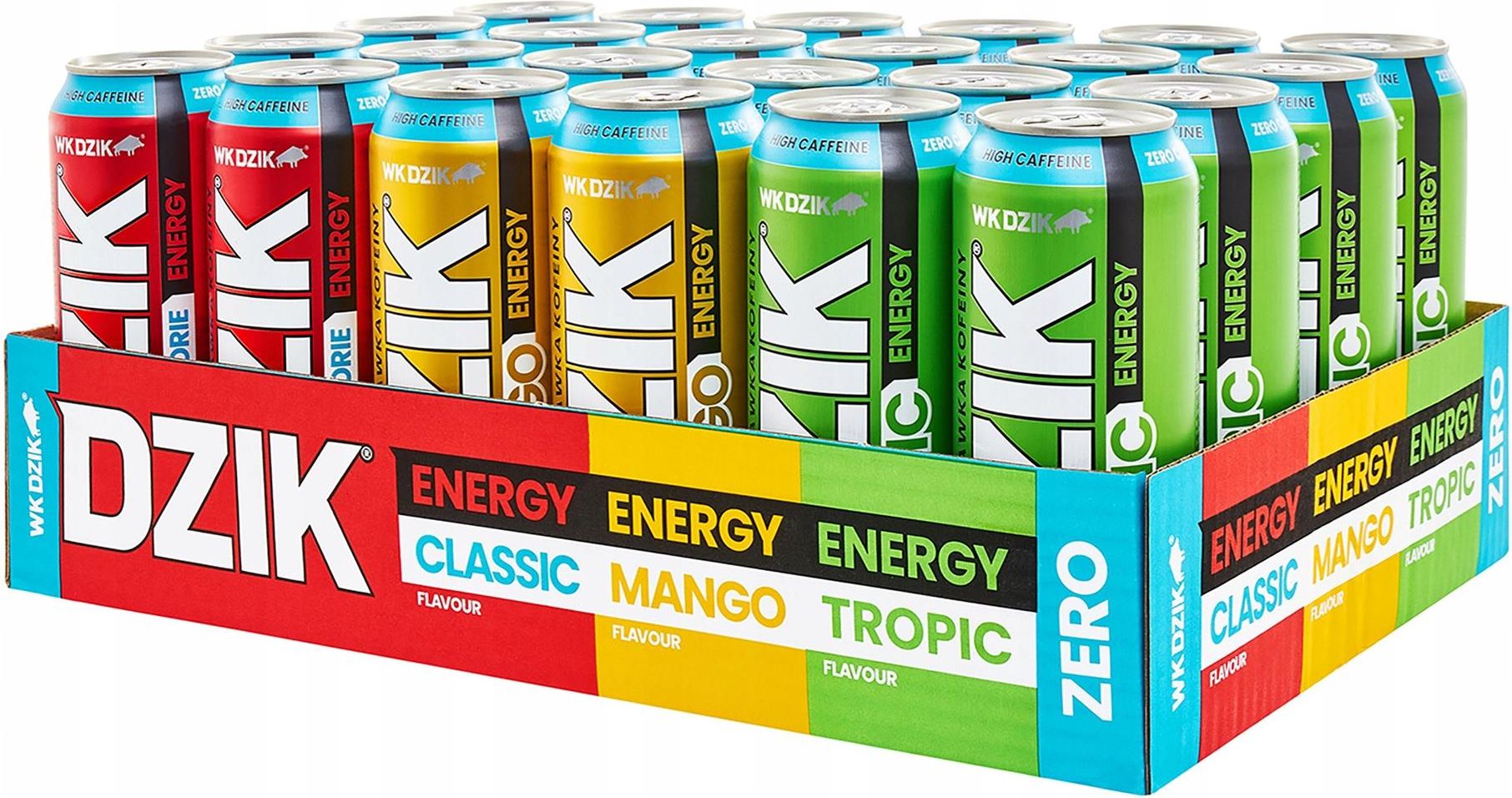 Wk Dzik Energetyki Mix 24x500Ml - Ceny i opinie - Ceneo.pl
