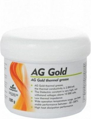 Pasta termoprzewodząca Ag Gold 2.8W/mk 100g - Opinie i ceny na Ceneo.pl