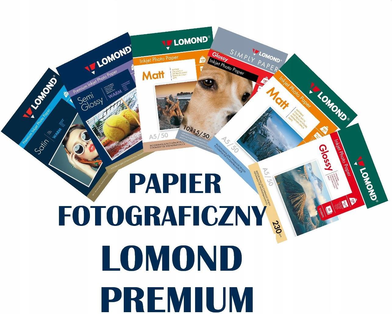 Papier fotograficzny Lomond Papier Fotograficzny A4 Pół Błyszczący 260G ...
