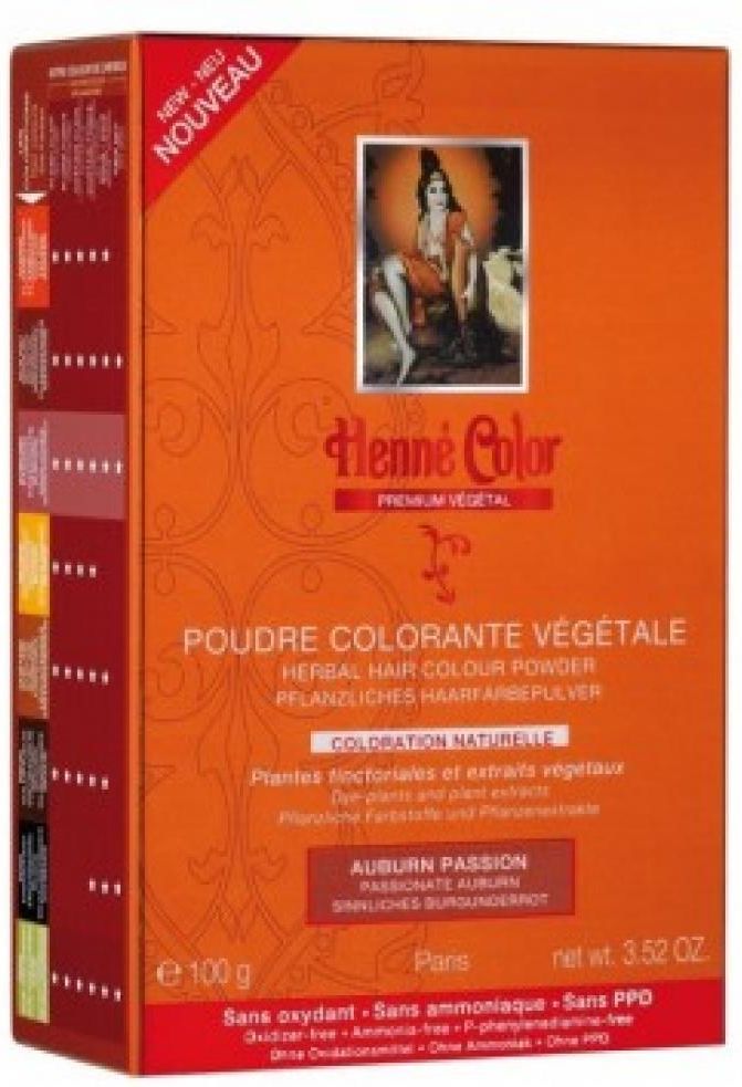Henné Color Roślinna Farba Do Włosów Premium Végétal 100G Bordeaux ...