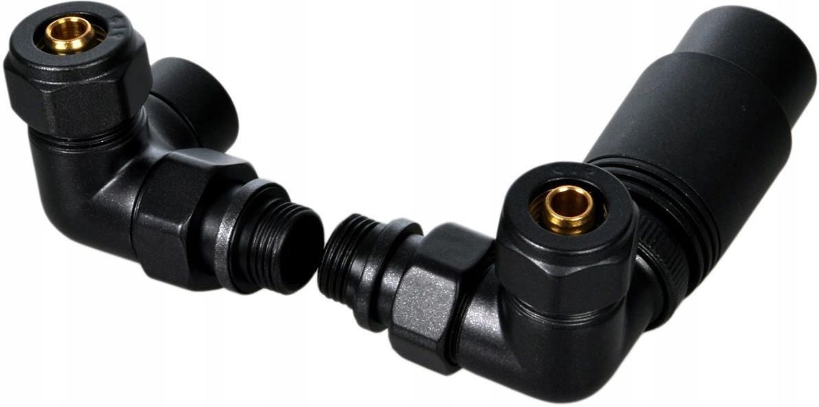 Głowica termostatyczna Goshe Zawór Dekoracyjny Prawy Grafit 300205 ...