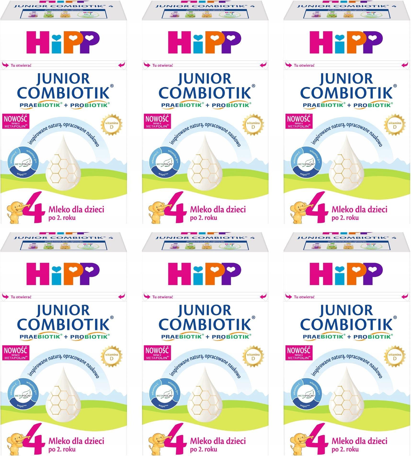 Hipp 4 Zestaw 6X550G - Ceny i opinie - Ceneo.pl