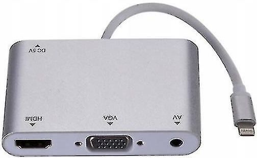 YYH-LIGHTNING TO HDMI VGA DIGITAL AV TV ADAPTER (G06599978881423 ...