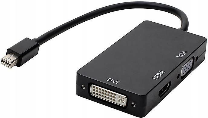 MINI DP MALE TO HDMI DVI VGA FEMALE ADAPTER (G06263703266636) - Opinie i ceny na Ceneo.pl