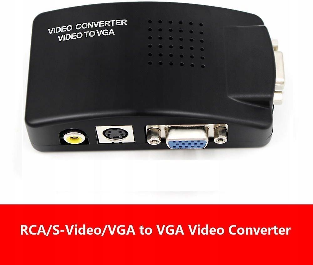 AV2VGA S-VIDEO COMPOSITE RCA VIDEO CONVERTER (G06603742687533) - Opinie ...