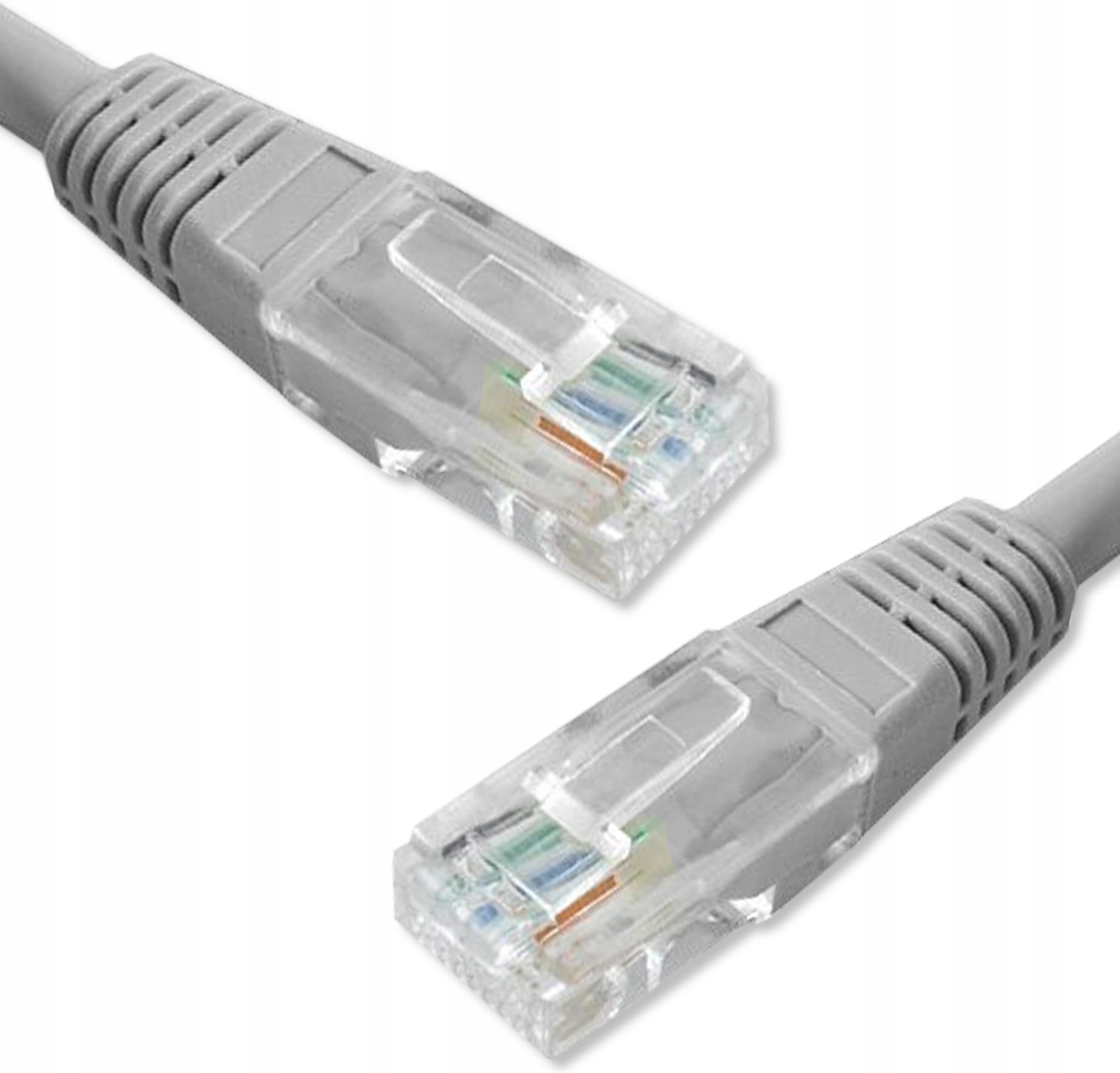 LAMEX KABEL KOMPUTEROWY SIECIOWY PATCHCORD RJ-45 0,5M SZARY (LX833005M ...