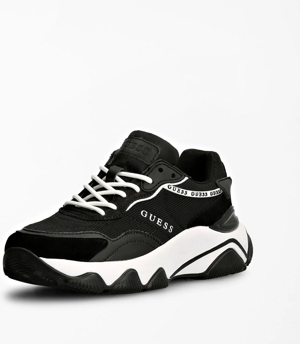 Damskie Sneakersy Guess Micola Fl7Miclea12-Black – Czarny - Ceny i ...