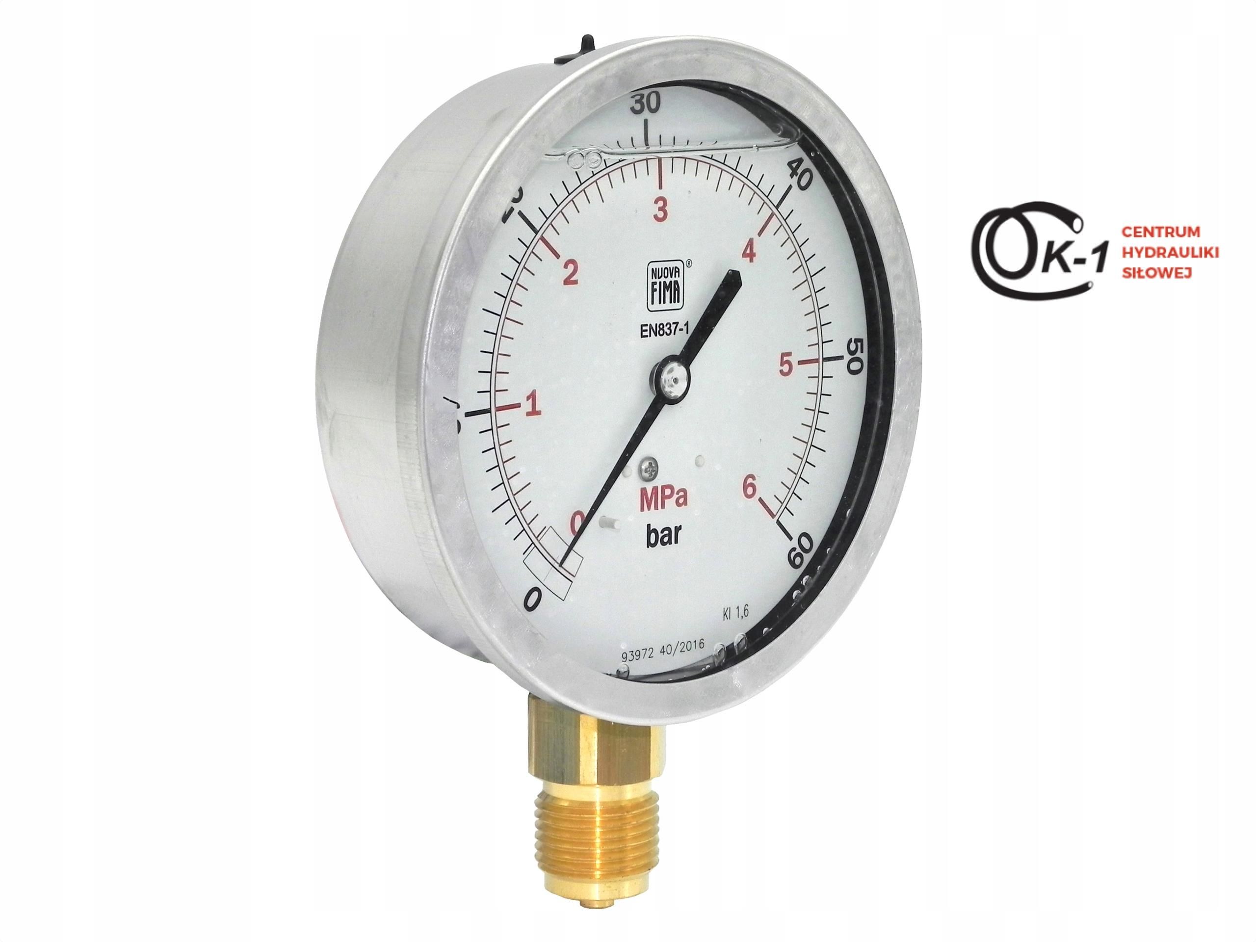 Perfect Hydraulic Manometr Hydrauliczny Duży Zegar 100Mm 0-100 Bar - Ceny i opinie - Ceneo.pl