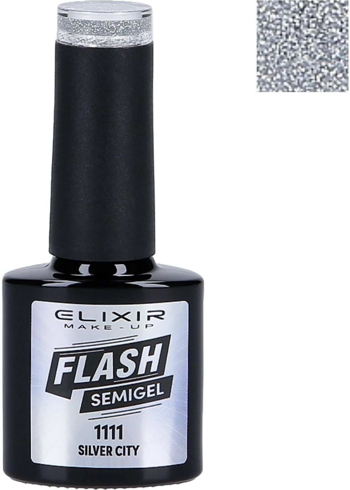 Elixir Lakier Hybrydowy Do Paznokci 1111 Silver City 8ml - Opinie i ...