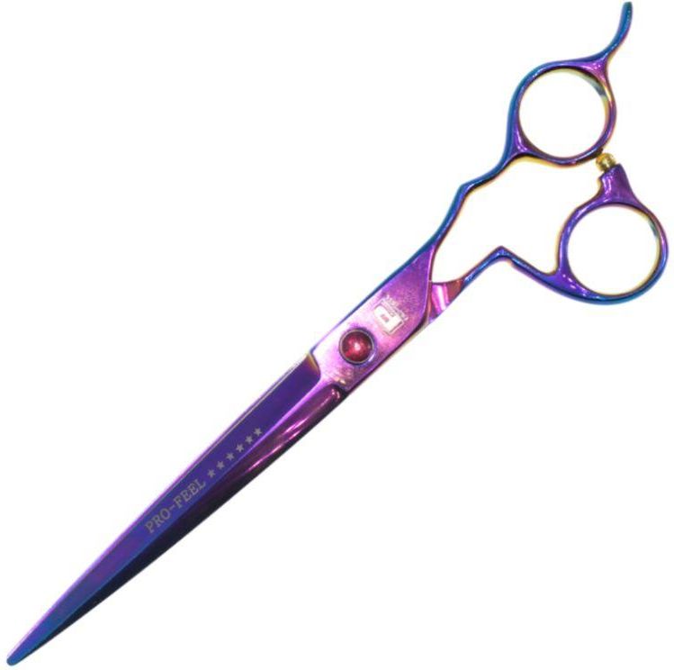 PRO-FEEL Profesjonalne nożyczki fryzjerskie Cobalt 7 - nożyczki proste ...