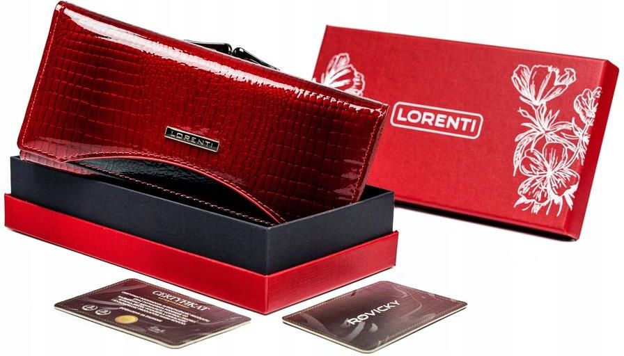 Lorenti Portfel damski z biglem i czarnym akcentem - Ceny i opinie ...