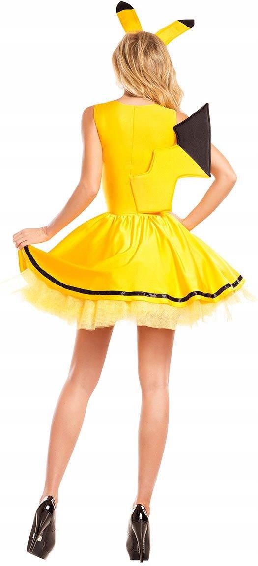 Strój Kostium Pikaczu Pikachu Pokemon Damski (Żółtykostium) - Ceny i ...