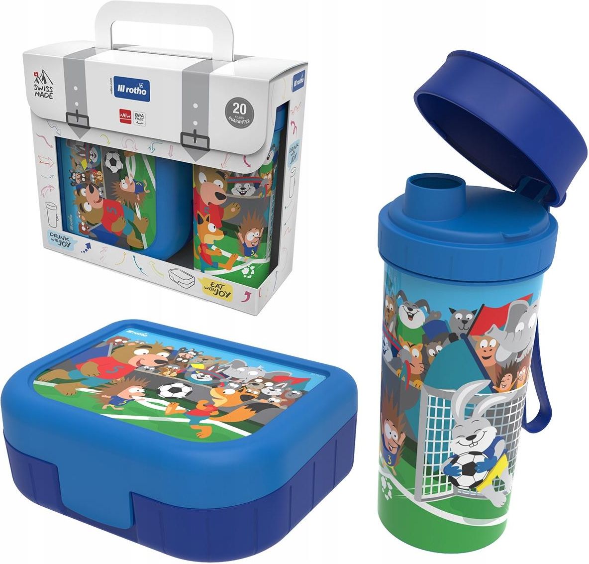 Rotho Zestaw Śniadaniowy Bidon 1,4L Lunchbox - Ceny i opinie - Ceneo.pl