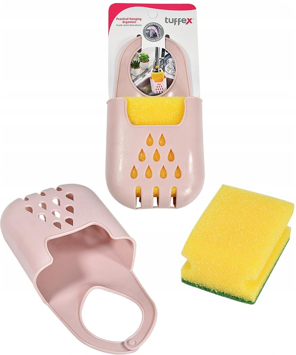 Tuffex Uchwyt Na Gąbkę Kuchenną Róż Gąbka Do Naczyń - Opinie i ...