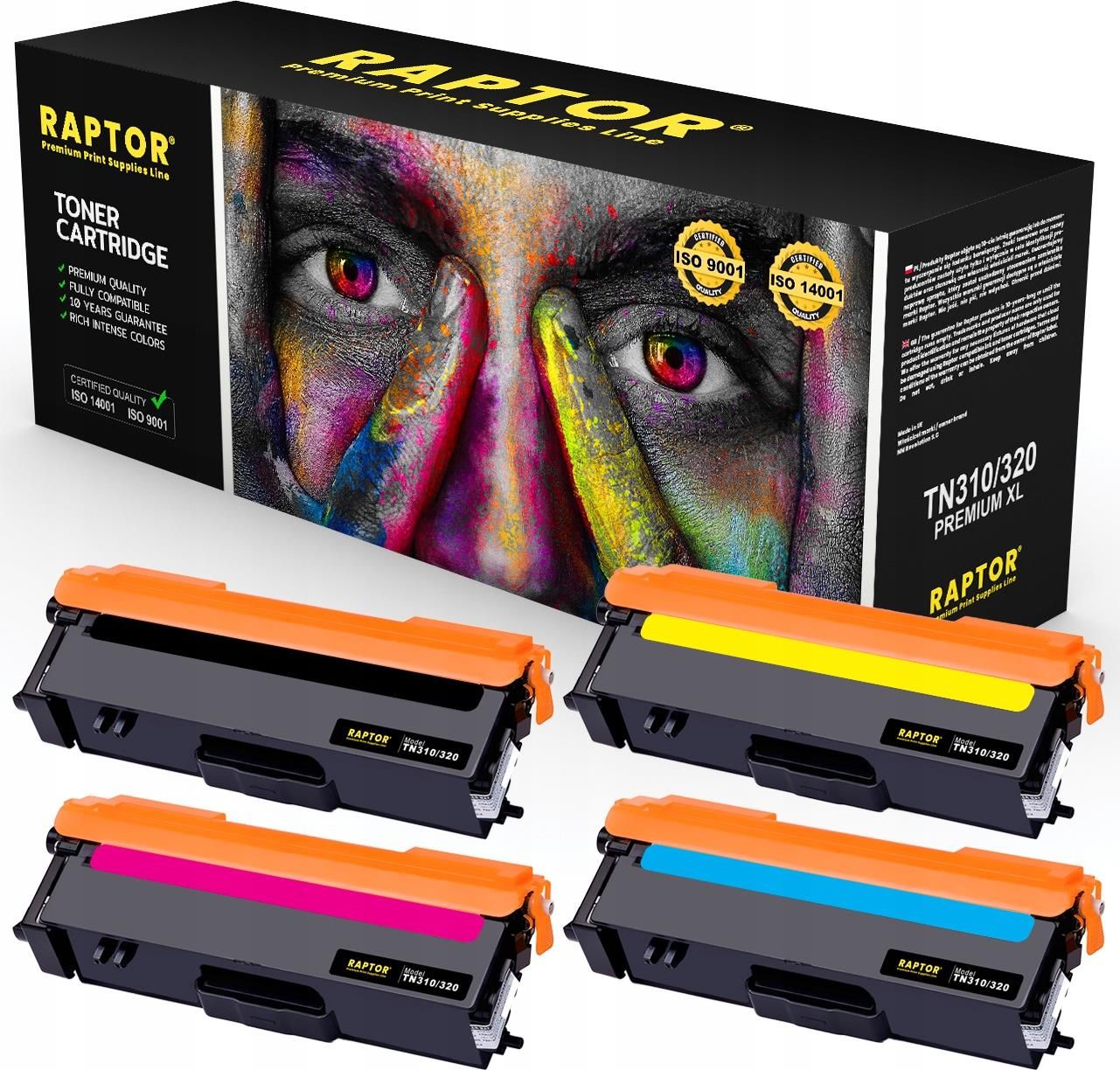 4x Toner Do Brother Tn 310/320 HL-4140CN 4150CDN - Opinie i ceny na ...