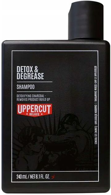 Szampon do włosów Uppercut Deluxe Szampon Do Włosów Oczyszczający Detox & Degrease 240 ml ...