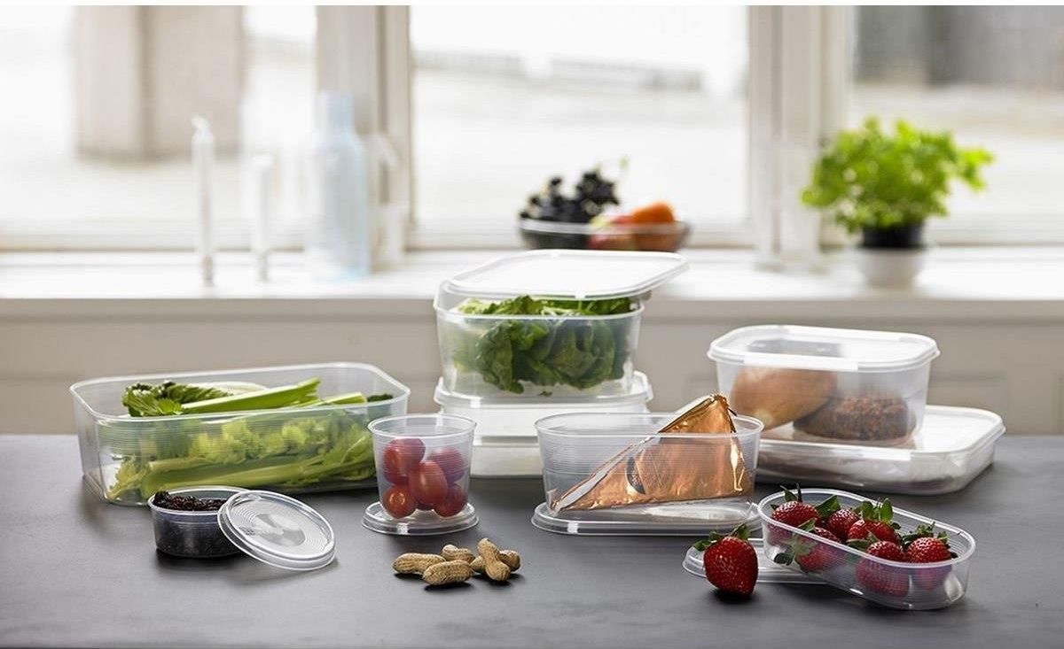 Plast Team Pojemnik Do Przechowywania Mrożenia Żywność 0,4L (4083 ...