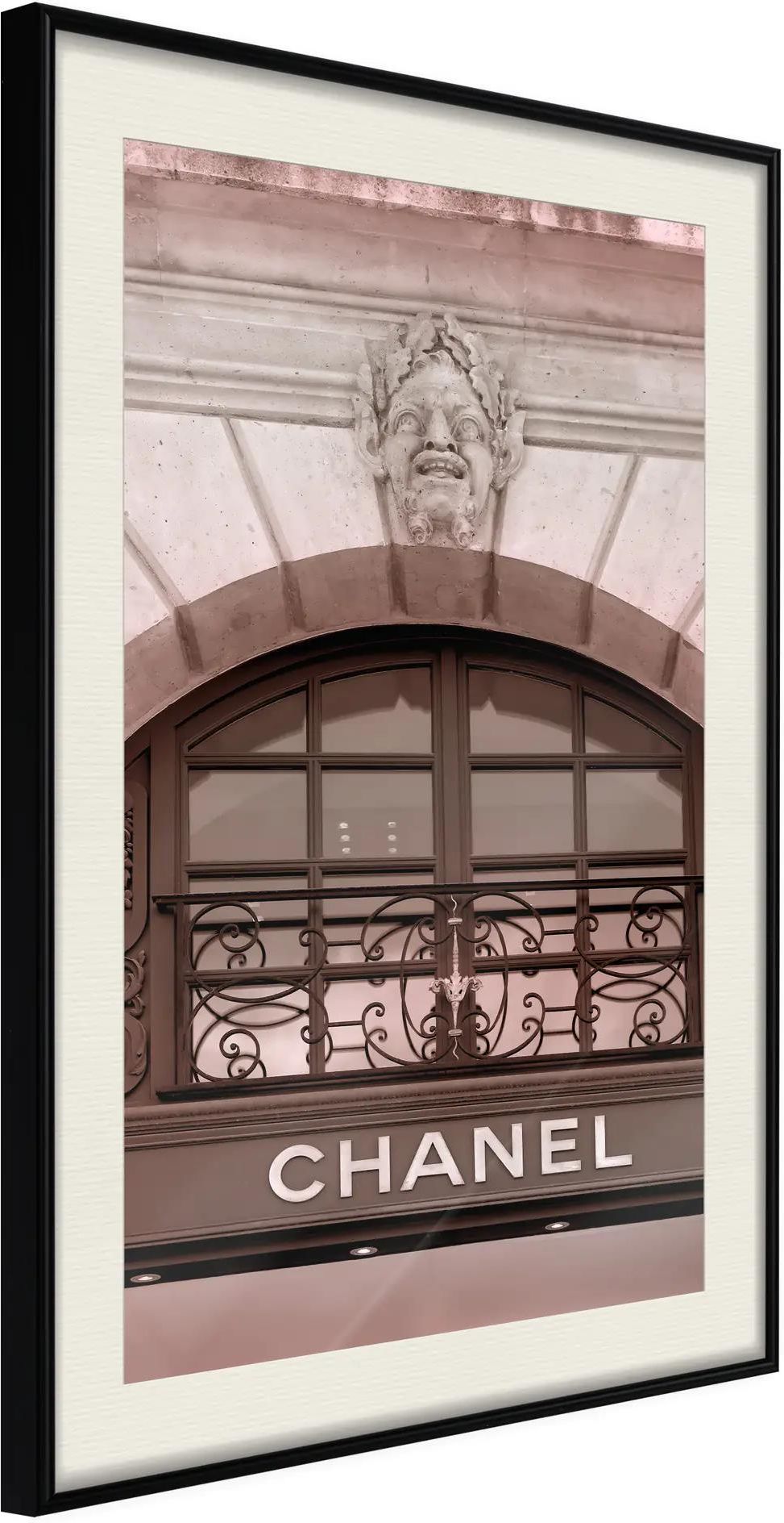 Plakat - Chanel 40x60 Wykończenie Rama Złota Z Passe-Partout ...