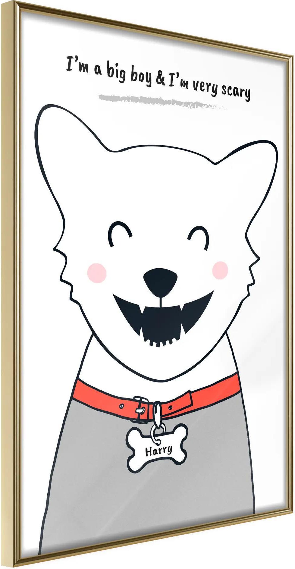 Plakat - Samo Szczęście 40x60 Wykończenie Rama Złota Z Passe-Partout ...