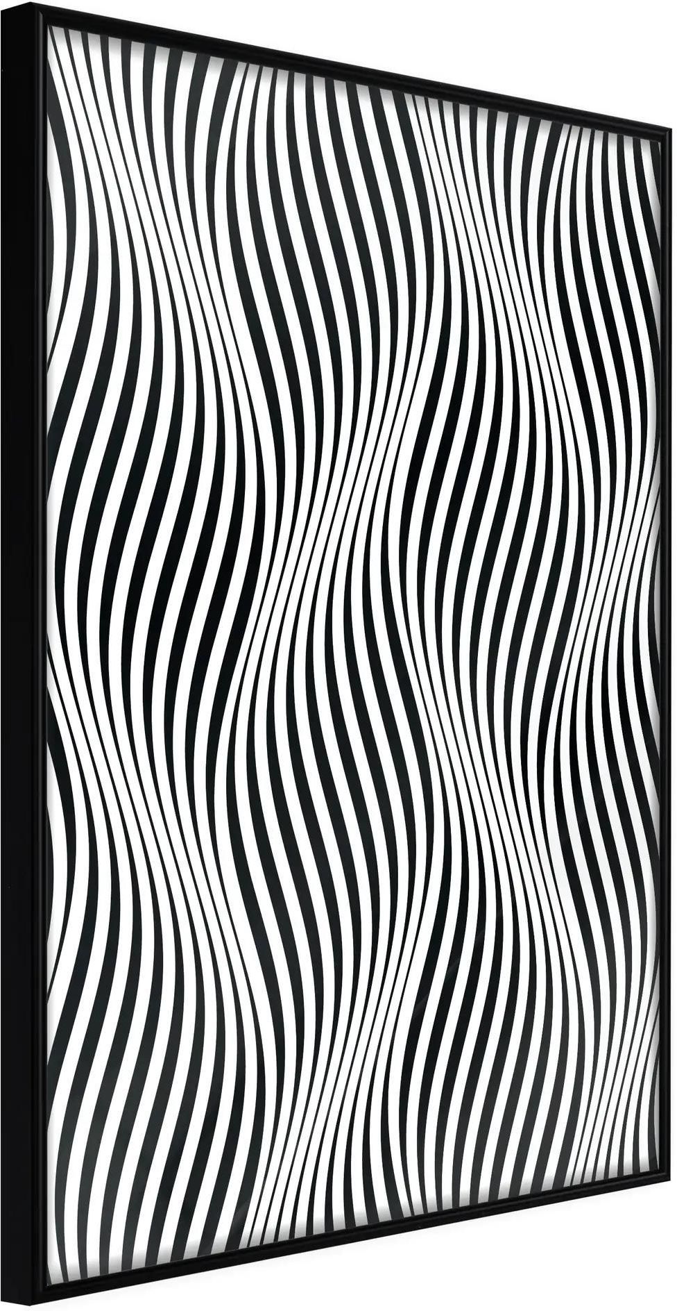 Plakat - Iluzja Ruchu 40x60 Wykończenie Rama Złota Z Passe-Partout ...