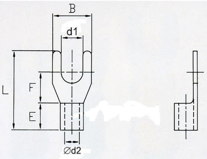 Sge Końcówka Widełkowa Nieizolowana 0,5-1,5Mm2/M3 Kwn1-3 100Szt. 600073 ...