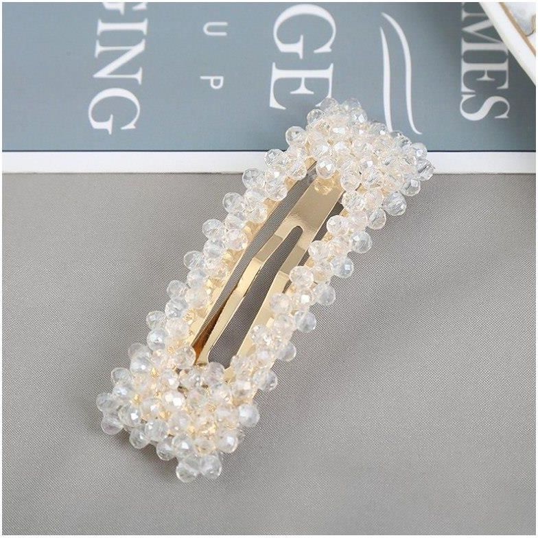 SPINKA DO WŁOSÓW Z KRYSZTAŁKAMI PROSTOKĄT BIEL SP100B - Opinie i ceny ...