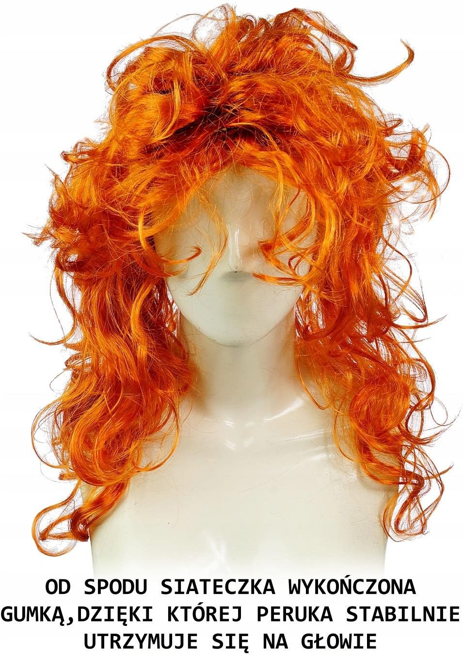 Peruka Ruda Mocne Loki Miedziany 45Cm E1078-2 Emaj - Ceny i opinie ...