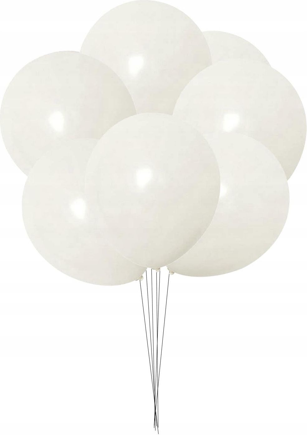 Partypal Balony Pastelowe Białe Matowe Wesele Urodziny 50X - Ceny i ...