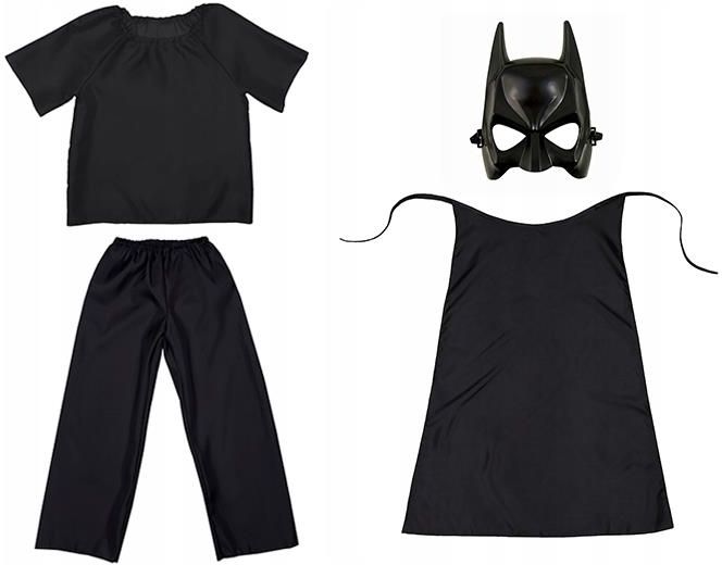 Strój Batman Peleryna Z Maską Batmana 98-110 4El - Ceny i opinie - Ceneo.pl