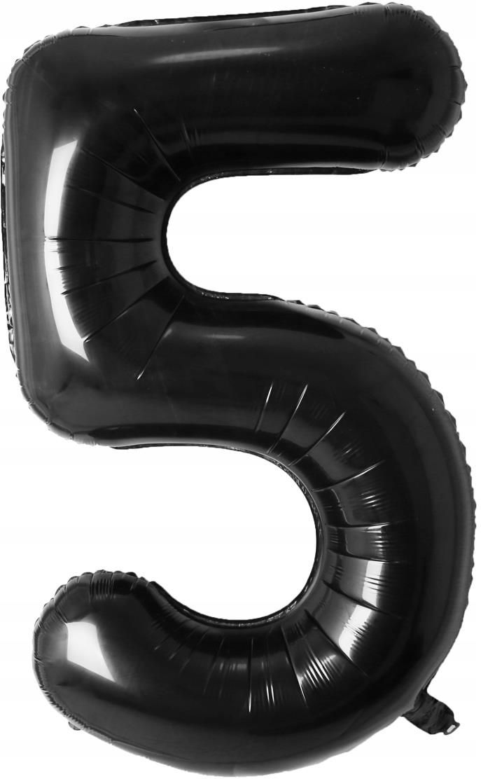 Balon Cyfra 5 100cm Czarny Na Hel - Ceny i opinie - Ceneo.pl