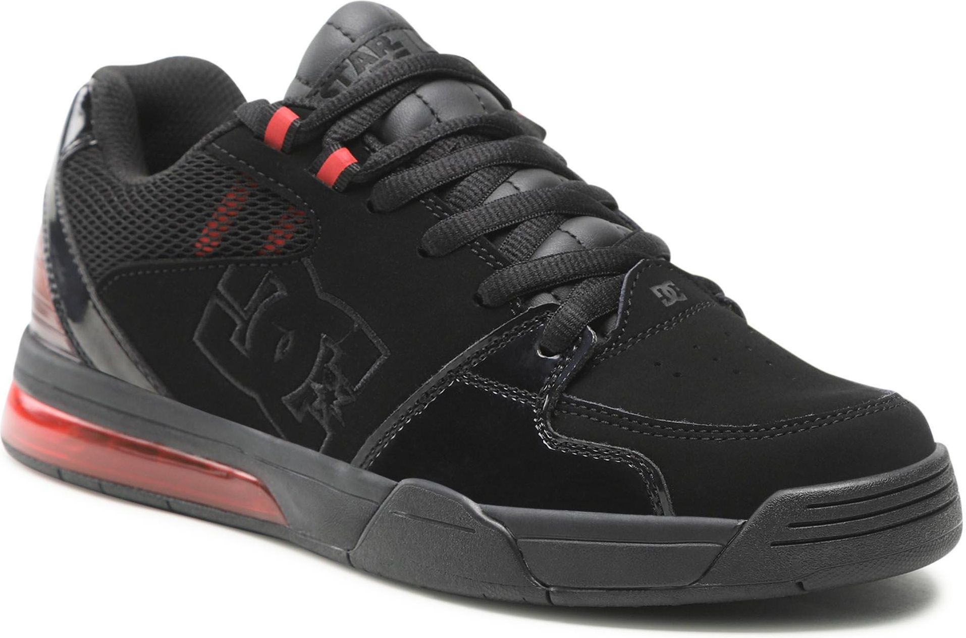 Sneakersy DC - Sw Versatile ADYS200071 Black/Black/Red (XKKR) - Ceny i ...