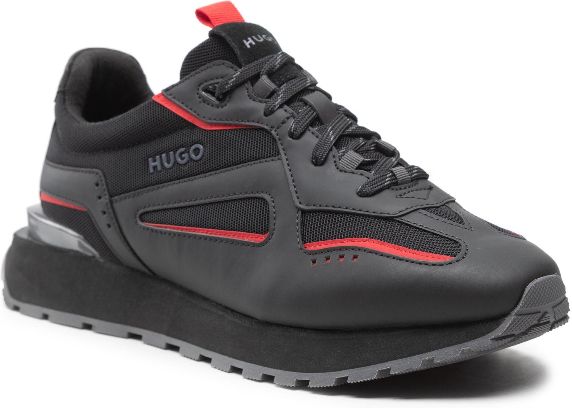 Sneakersy HUGO - Cubite Runn 50480463 10245605 01 Black 006 - Ceny i ...