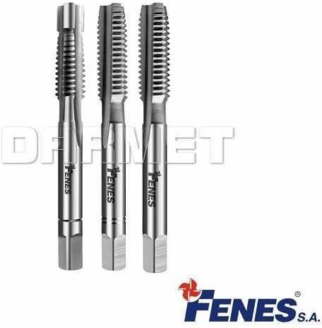Fenes Gwintownik Ręczny Do Gwintu Metrycznego Zwykłego Komplet 3Szt. Rm ≤ 1000 Din-352 Inox Hss ...