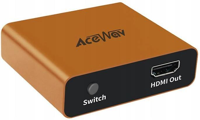 HANFEI HDMI SPLITTER 1 INPUT 2 OUTPUT 4K TO AMPLIFIER (G06264005002607) (G06264005002607 ...