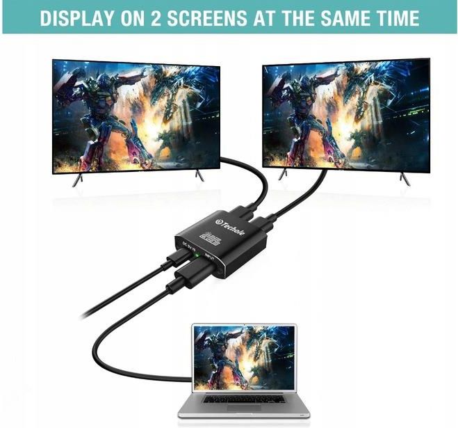 Rozdzielacz Splitter Hdmi Techole Hs306 4K Uhd 3D (Hs306) - Opinie i ceny na Ceneo.pl